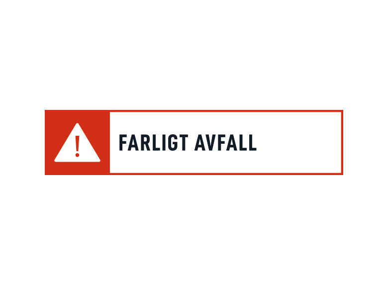 Farligt avfall – Skylt.se