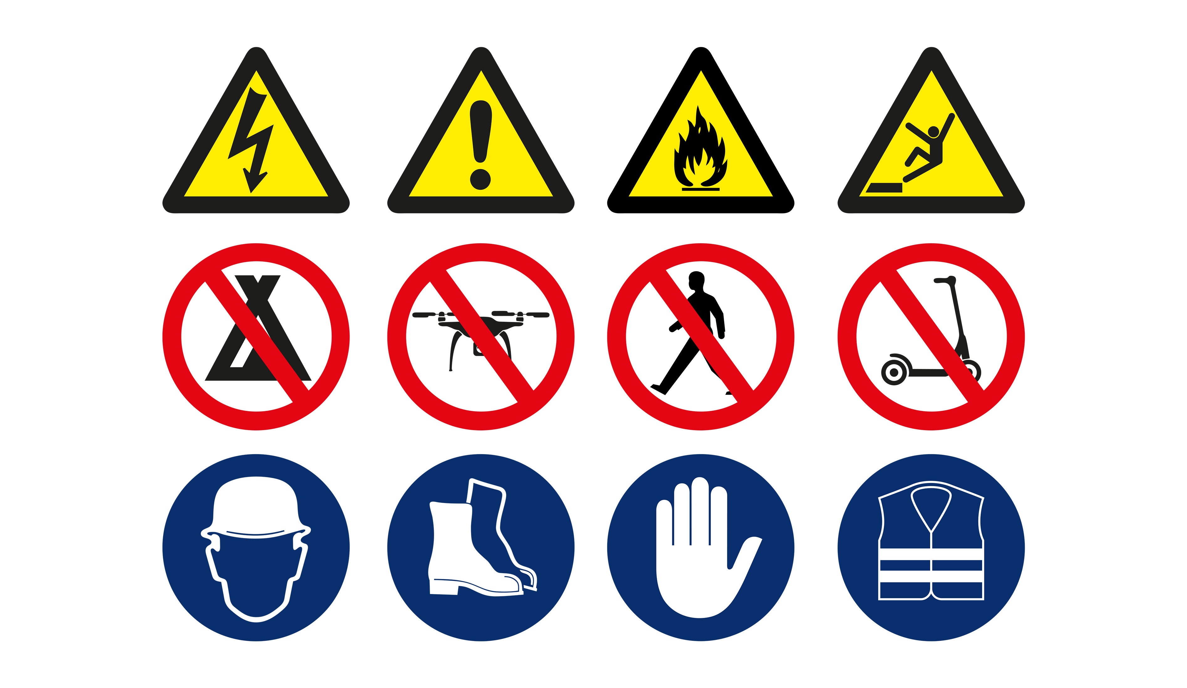 Vad betyder olika piktogram? En enkel guide – Skylt.se