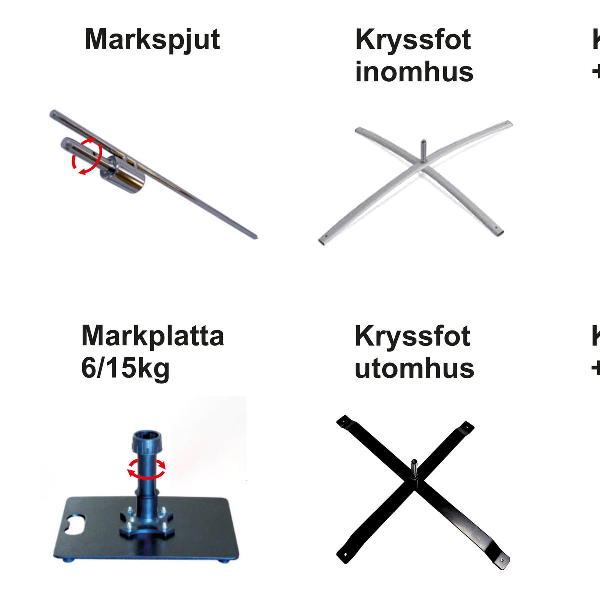 Beachflagga Rundad - Köp online hos Skylt.se